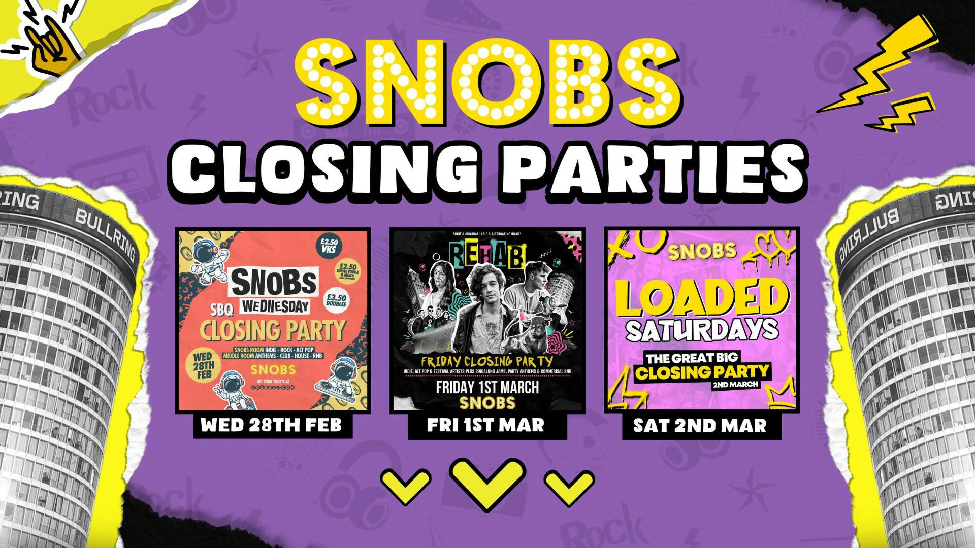 Special Events - Snobs Birmingham