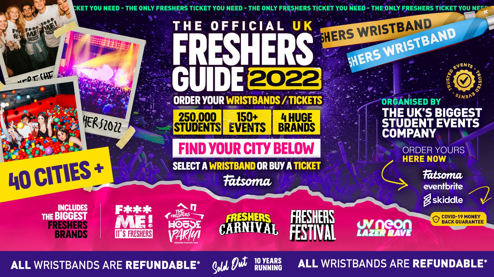 Your Freshers Guide | The Biggest Events of Freshers Week 2023