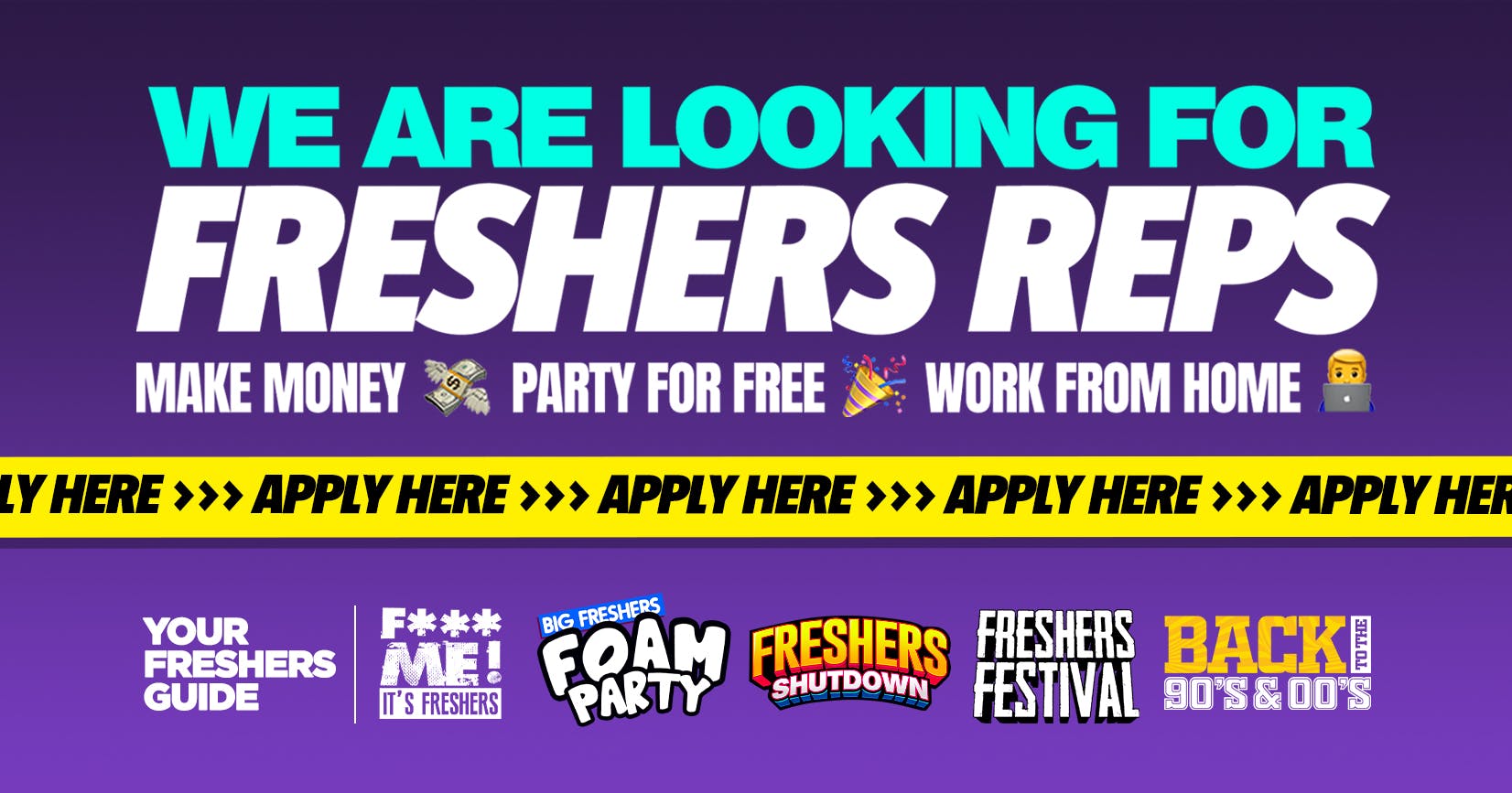 Become a Freshers Rep | Freshers 2024