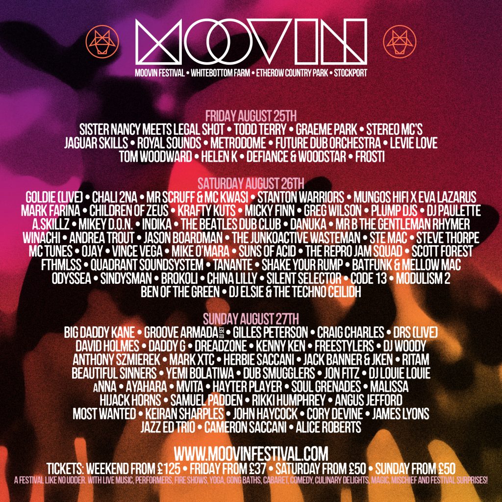Day splits announced | Moovin Festival