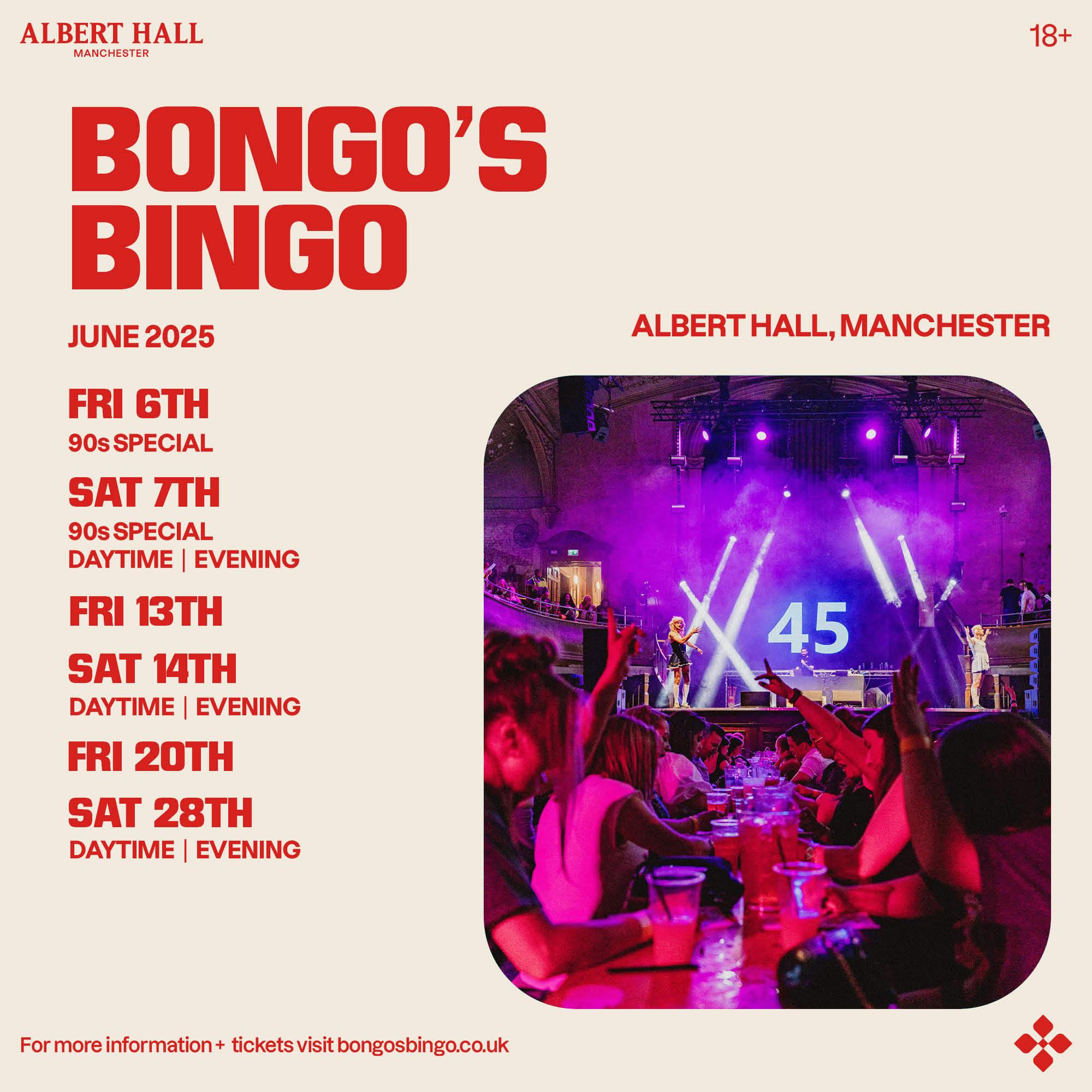 Spring at Albert Hall, Bongo's Bingo + MJ Cole - Albert Hall Manchester